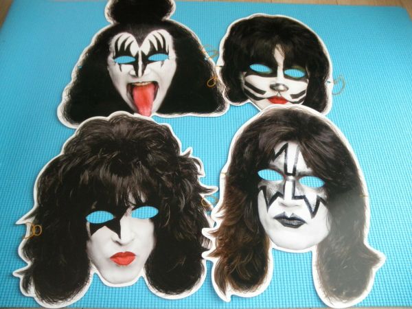 KISS Promo Paper Mask And Flyer For 2015 Japan Tour Of The Rising Sun ...