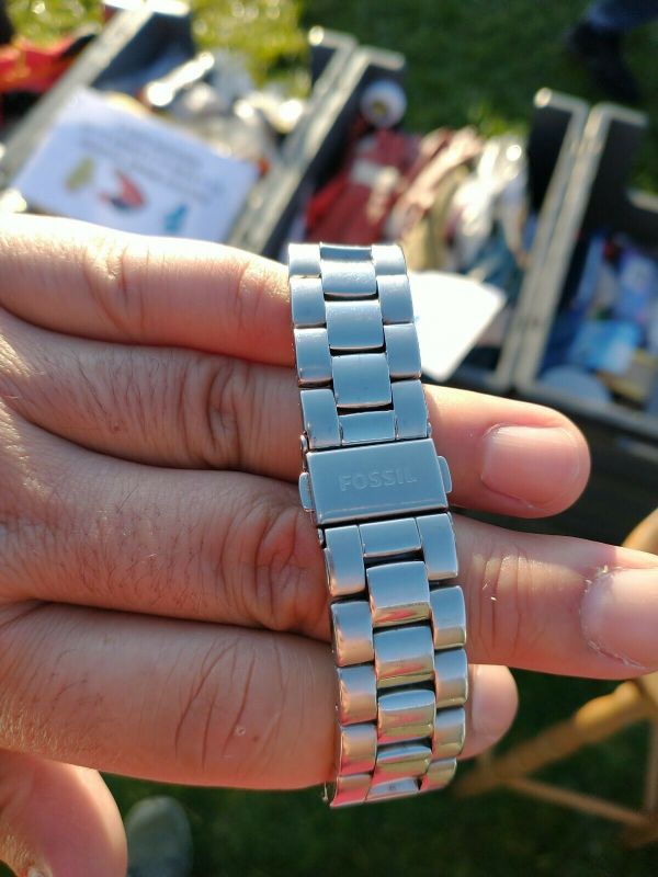 Ladies Fossil Watch ES3355 Diamante Silver Dial Quartz | #69644544