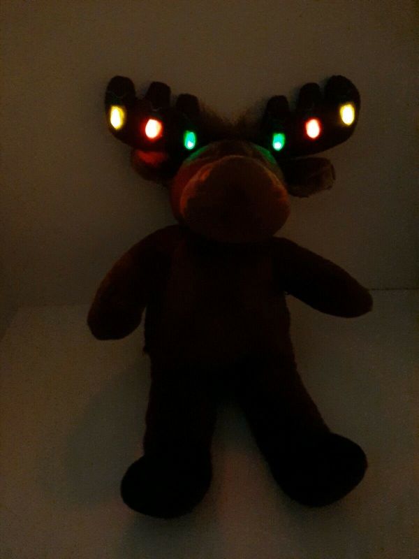 Build A Bear Workshop Hal & Holly Christmas Moose Couple Plush Toys ...