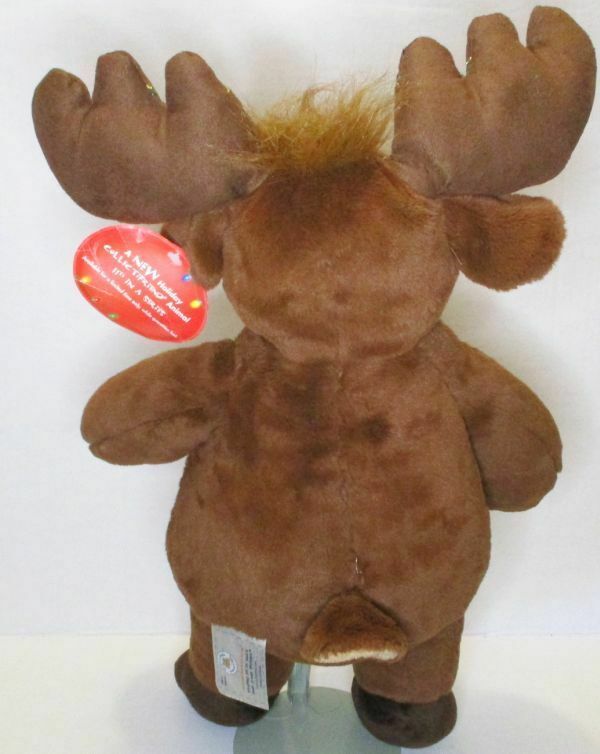 BUILD A BEAR CHRISTMAS HAL MOOSE 16 " LIGHT UP ANTLERS STUFFED PLUSH ...