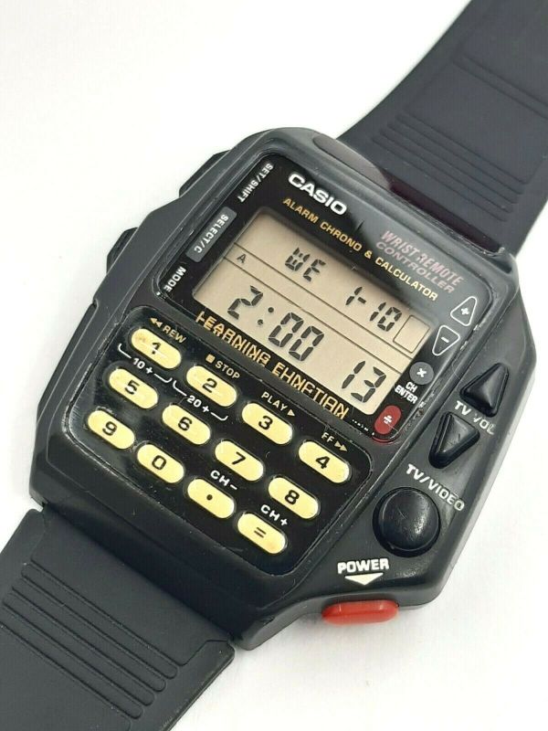 CASIO 1174 WRIST WATCH REMOTE CMD - 40 TV VINTG CALCULATOR CONTROLLER ...