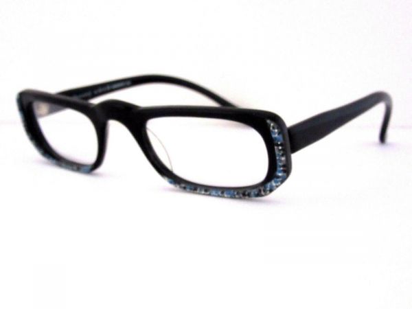 JENNY By GI E GI Women ' S Half Eye Eyeglass Frames Black Vintage Italy ...