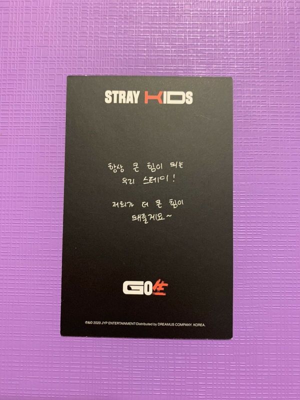 STRAY KIDS Official GO LIVE/GO生 Album Photocard - BANG CHAN | #69952375