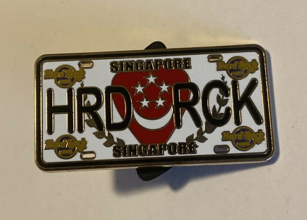 Hard Rock Hotel Singapore Singapore License Plate Series Pin | #69975143