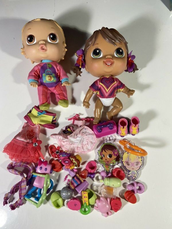 Crib Life Baby Alive Lily And Hailey Hula Retired Plus Accessories ...