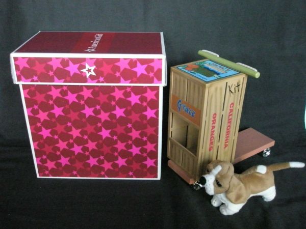 American Girl Kit Scooter And Dog (Grace) In Scooter Box | #70104957